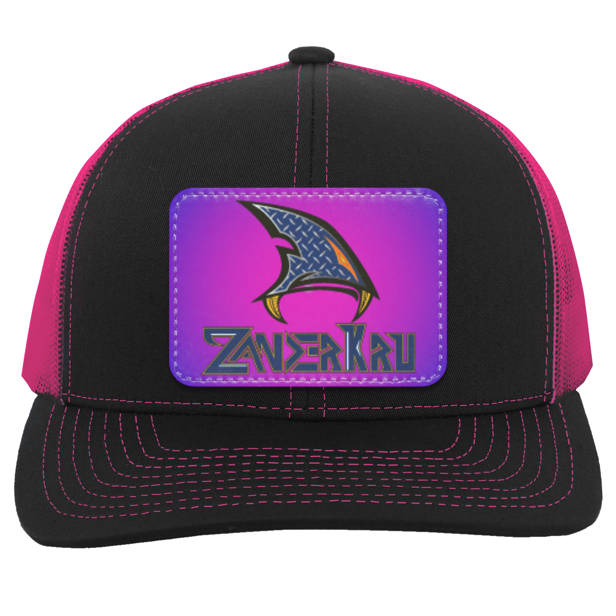 ZanderKru ‘Magenta Burst’ SnapBack Trucker Hat – Zander Kru
